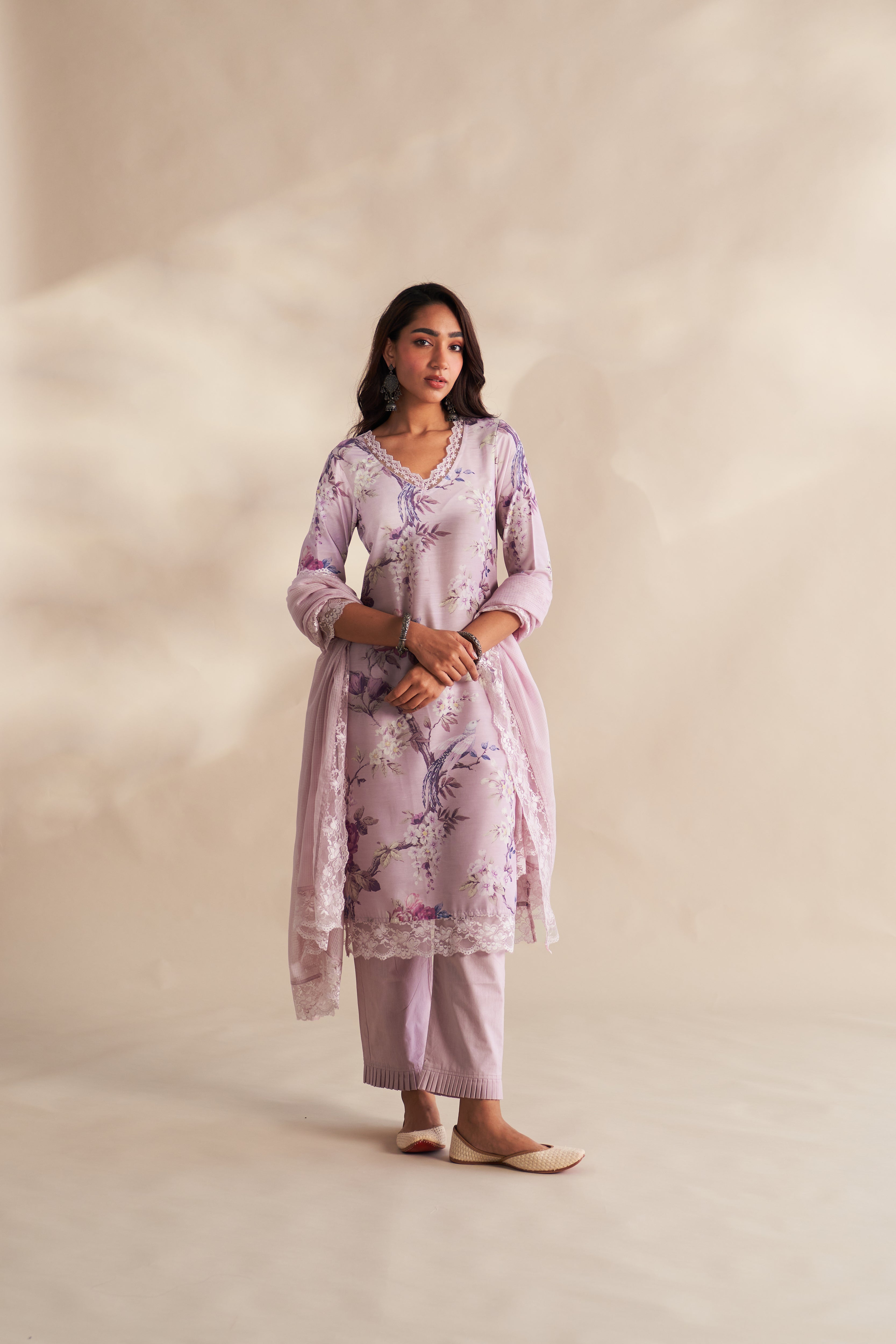Samaira Kurta Set – Roze