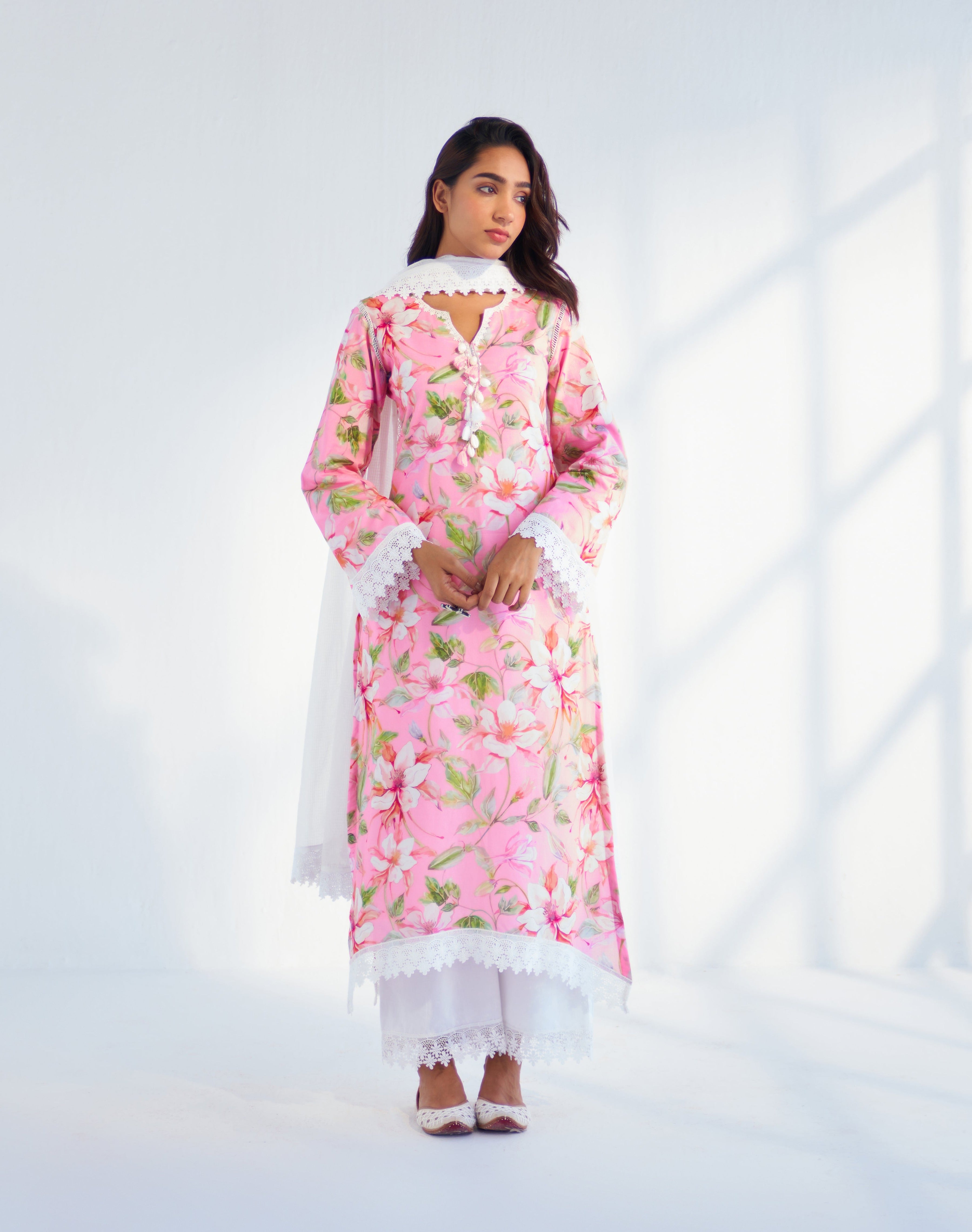 Aasma Kurta Set – Roze
